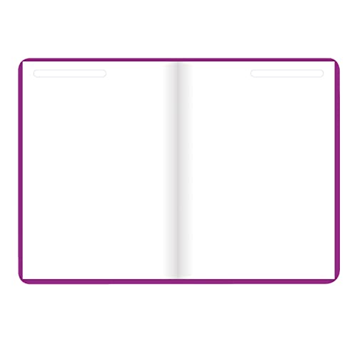Letts of London Dazzle Academic Weekly Planner, August 2023 to July 2024, Week-to-View, Sewn Binding, Multilingual, A5 Size, 8.25" x 5.875", Purple (C031116-24)