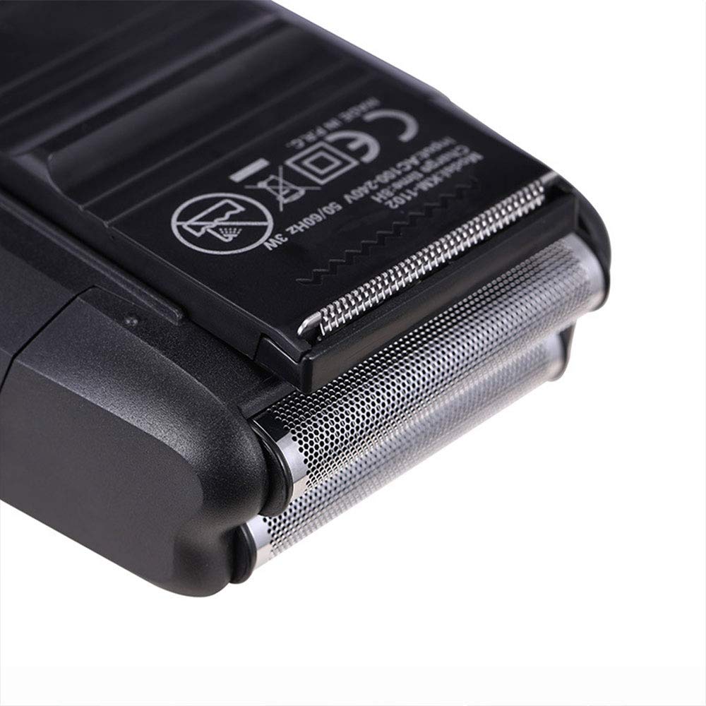 KEMEI Men's Reciprocating Cordless Razor Electric Rechargeable Razor Precision Beard Sideburn Trimmer Razors Twin Blade Multifunction Grooming Razor
