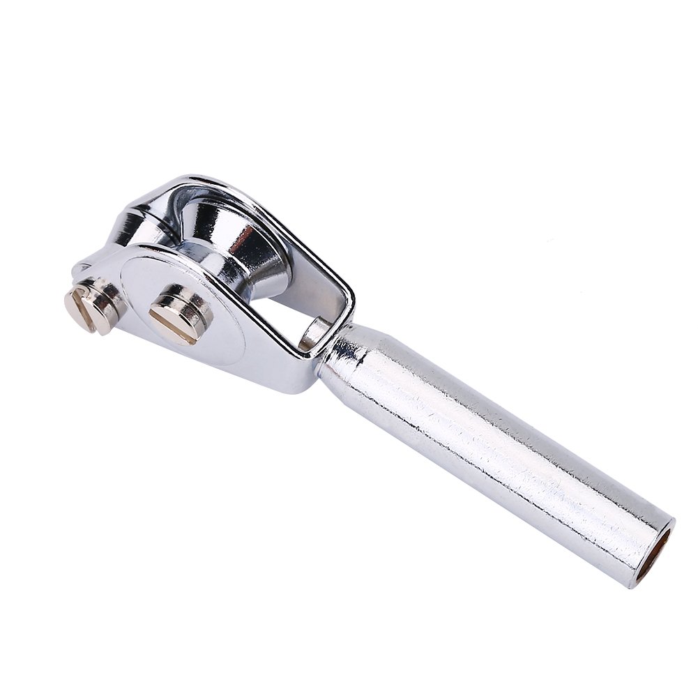Keenso Fishing Rod Tip, 5/6/7/8mm Roller Rod Tip Stainless Steel Fishing Trolling Tackle Accessory for Sea Boat Fishing Trolling(8#)