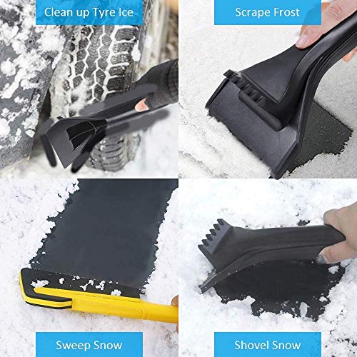 Ritanish Car Snow Brush and Ice Scraper 2 in 1 Snow Remover New Detachable Snow Shovel Clean Tools for Car Truck SUV Windshield