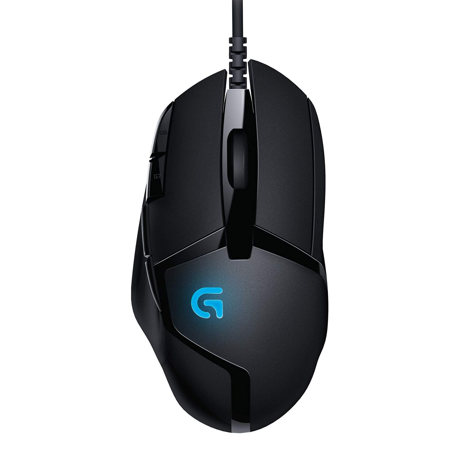 Logitech G402 Hyperion Fury Wired Gaming Mouse, 4,000 DPI, Lightweight, 8 Programmable Buttons, Compatible with PC / Mac - Black (Renewed)