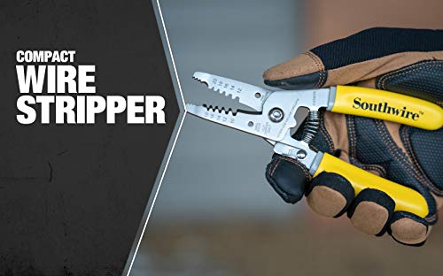 Southwire - 58278140 Tools & Equipment S1018STR Wire Stripping Tool, Wire Stripper and Wire Cutter for 10-18 AWG Solid Wire and 12-20 AWG Stranded Wire
