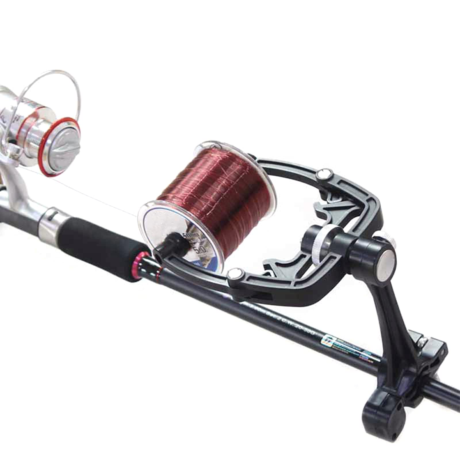 MengK Fishing Line Spooler Spooling Station System Fishing Reel Line Winder Fishing Line Spooling Machine Tool
