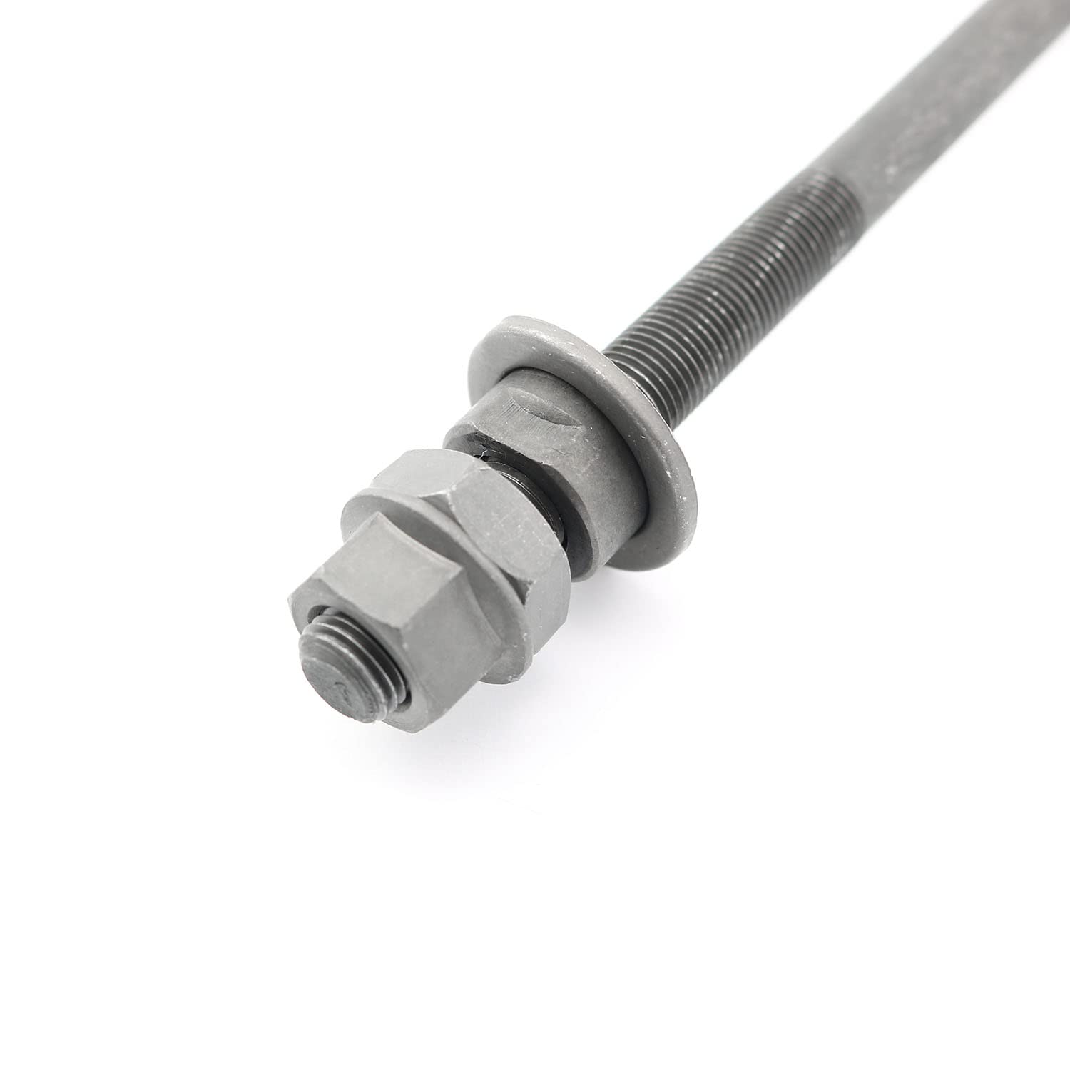 Pro Bamboo Kitchen 2PCS Front and Rear Hollow Shaft Nuts 3/8" Zinc Alloy Hub Lock Nut for MTB Quick Repair Thickness 7mm