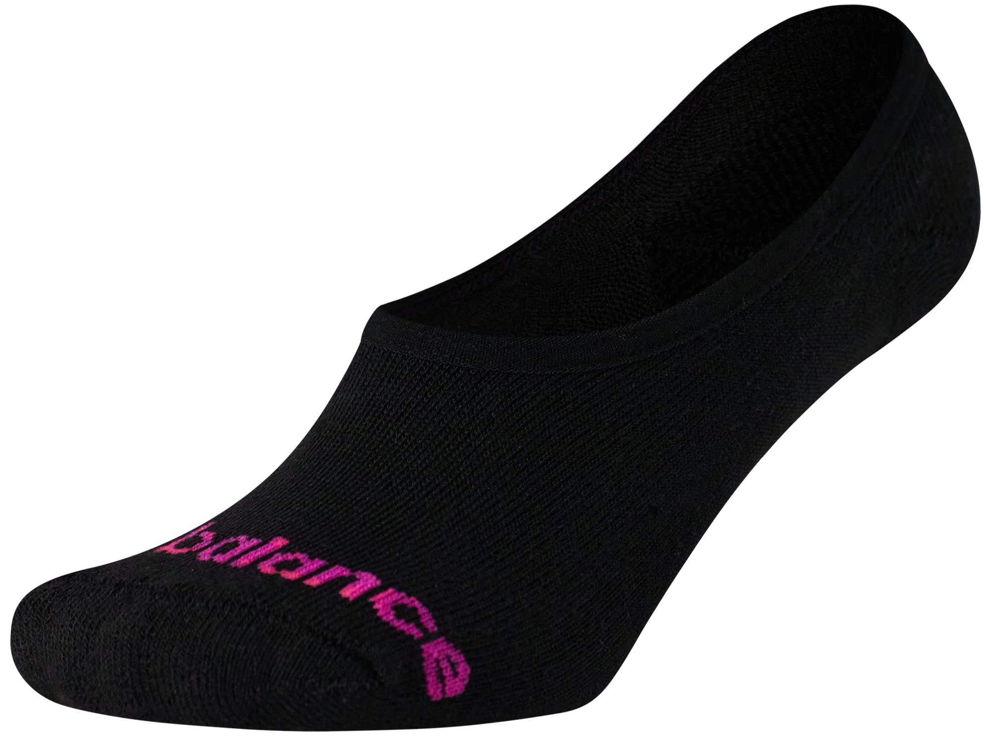 New Balance Women's Athletic Socks - Cushion No Show Liner Socks (12 Pack), Size Shoe Size 4-10, Black - Low
