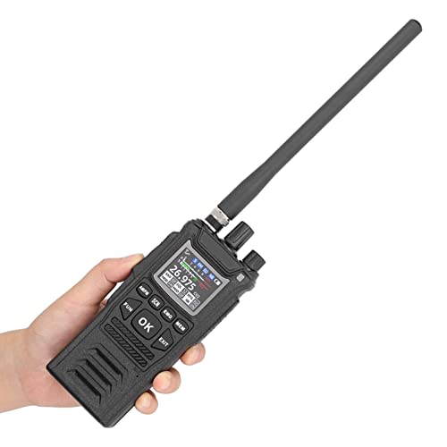 Marine Two Way Radios, Strong Signal Reception Handheld CB Transceiver High Sensitivity High Volume Clear Sound for Ship (US Plug)