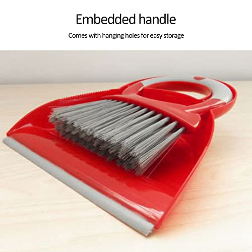Small Dustpan and Brush Set - Desktop Computer Dust Cleaner Kit,Desk Pet Cleaning Broom for Tabletop, Key Board, Computer, Cat, Dog, Pets Nesting Yuab
