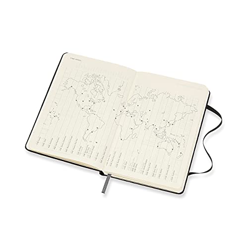Moleskine Classic 18 Month 2021-2022 Weekly Planner, Hard Cover, Pocket (3.5" x 5.5"), Black