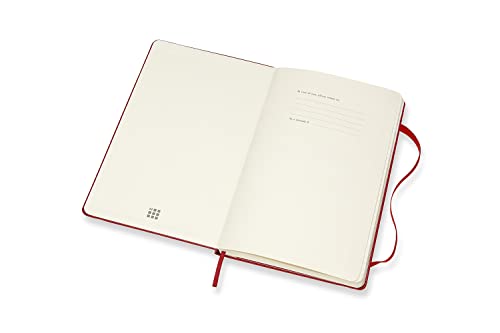 Moleskine Classic 12 Month 2022 Weekly Planner, Hard Cover, Large (5" x 8.25"), Scarlet Red