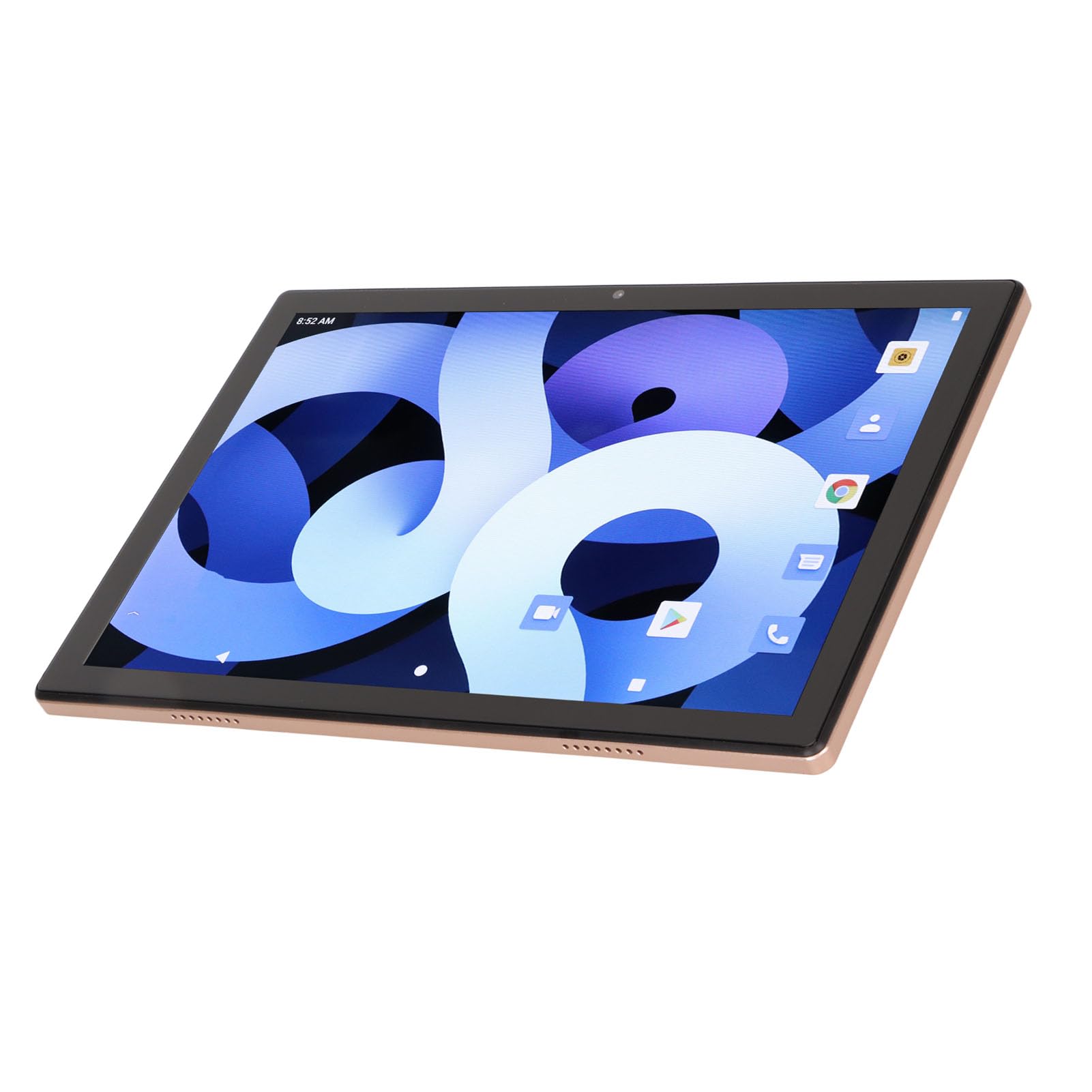 Luqeeg Smart Tablet, for Android 13.0 2560X1600 Resolution Front 8MP Rear 16MP Tablet 10.1 Inch for Video for Learning (Gold)