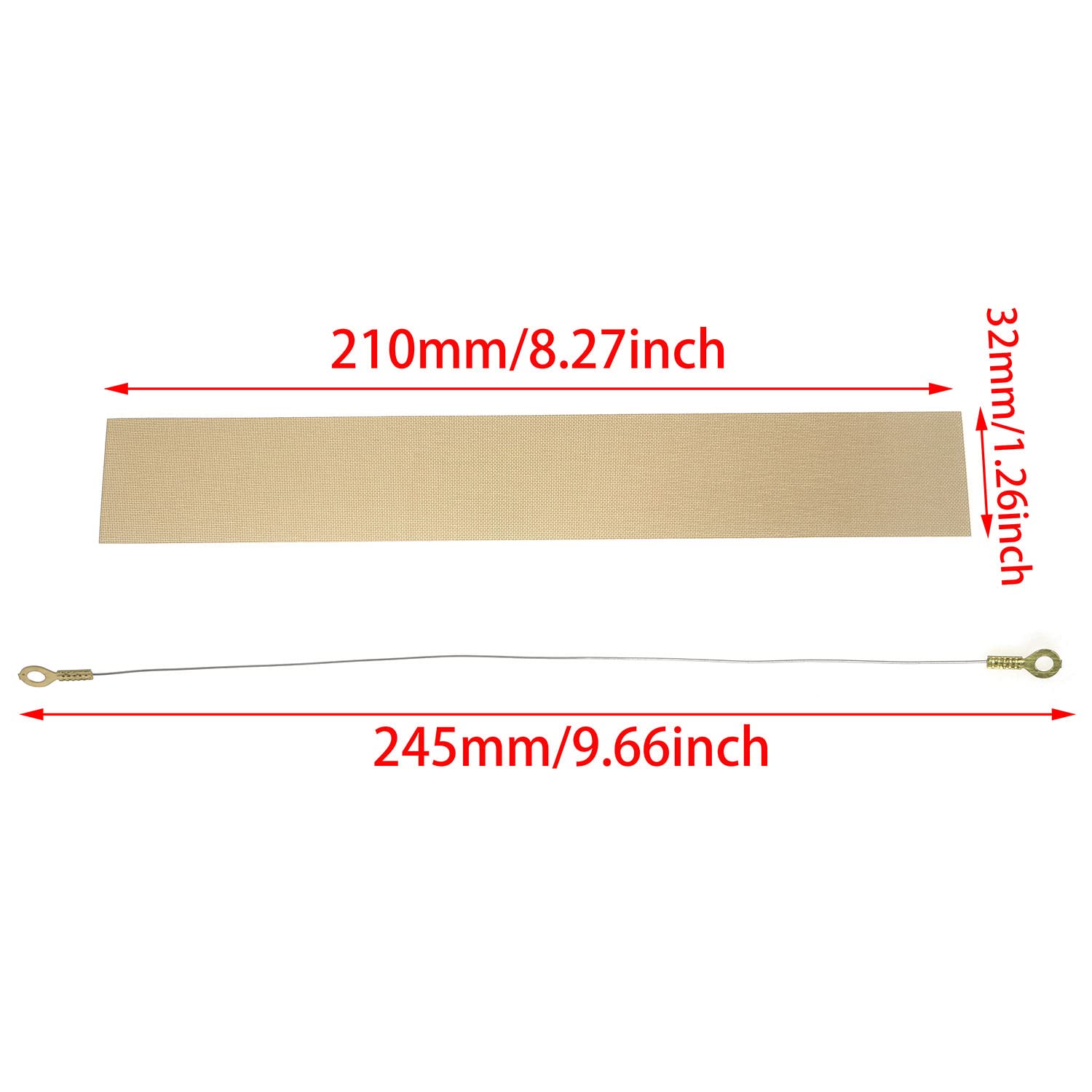 SQXBK 10Sets Impulse Sealer Heating Element Service Spare Repair Parts Kit Sealer Replacement Element Grip Impulse Sealer Repair Kits Heat Seal Strips Replacement Elements For Most Hand Sealers
