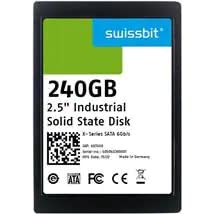 Swissbit SFSA240GQ2AK2TA-C-6B-216-STD, Solid State Drives - SSD Industrial SATA SSD 2.5", X-75, 240 GB, 3D TLC Flash, 0C to +70C