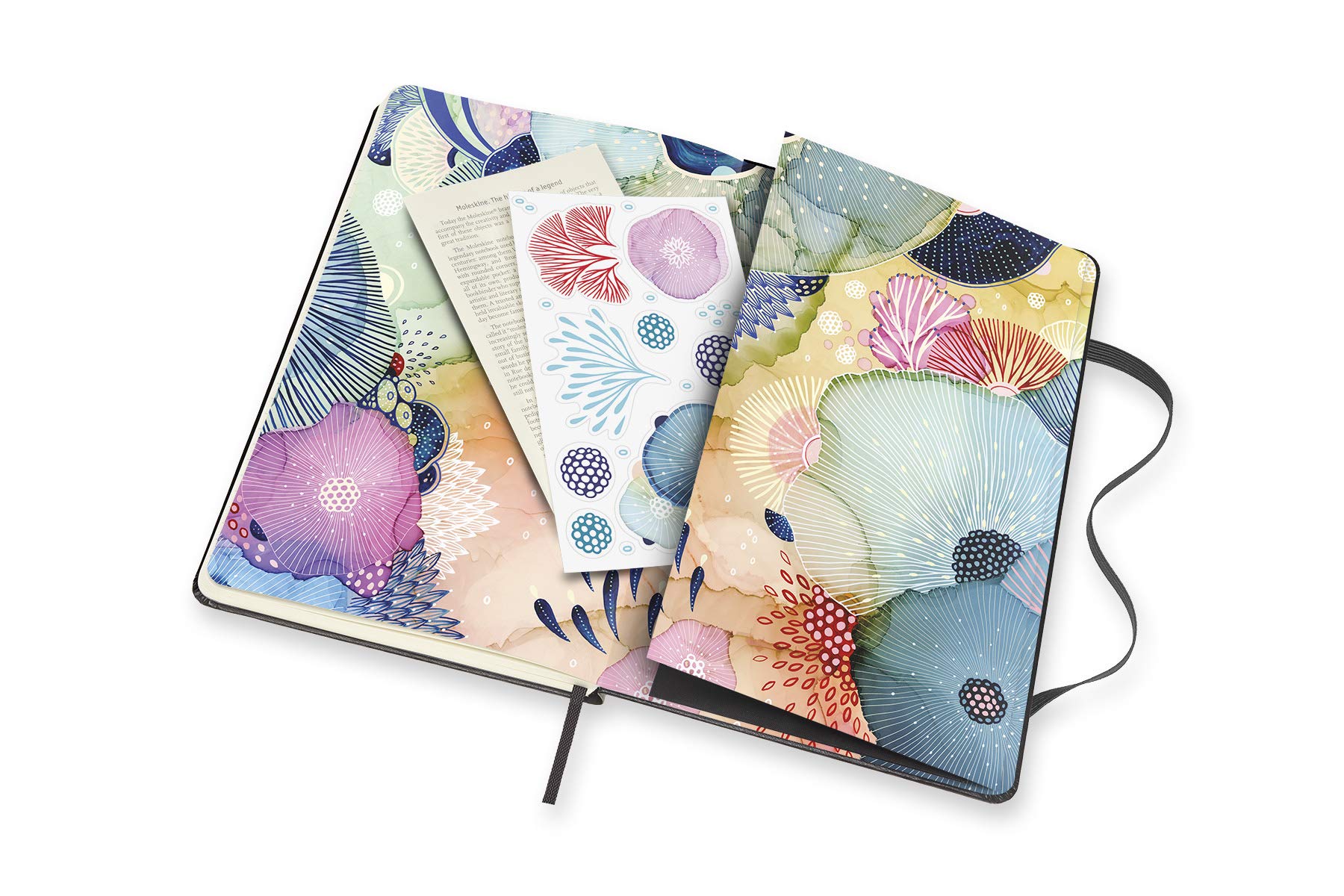 Moleskine Limited Edition Studio Collection Notebook, Hard Cover, Large (5" x 8.25"), Plain/Blank, Yellena James, 240 Pages