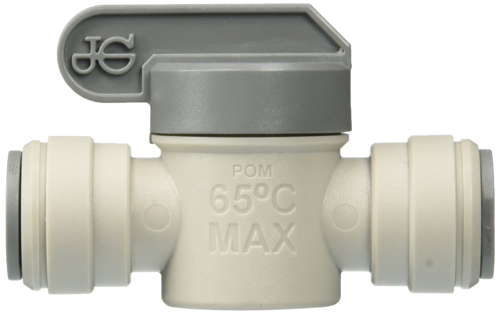 John Guest PISV0416S Straight Acetal Valve (Pack of 10)