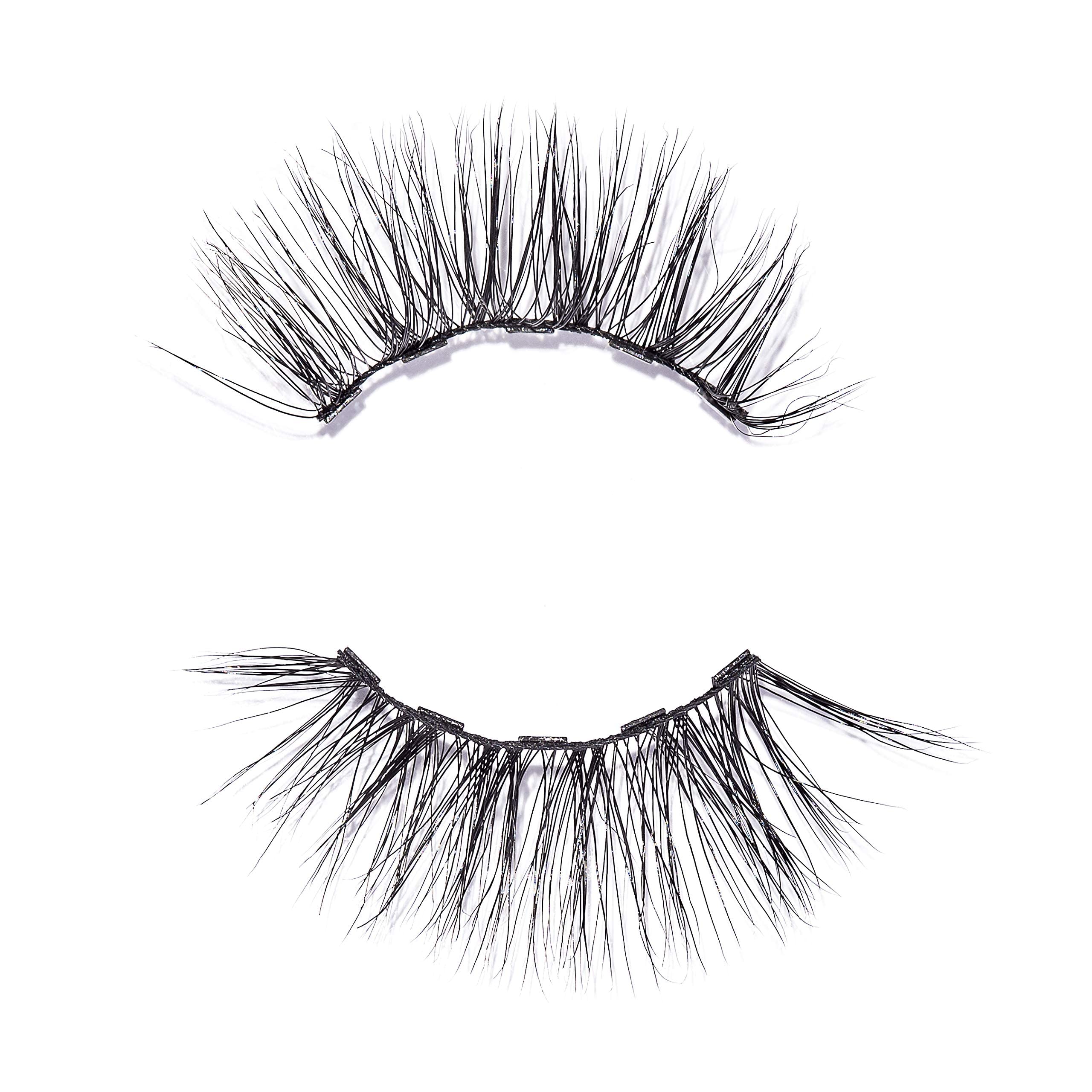 MoxieLash Sassy Kit - Mini Liquid Magnetic Eyeliner for Magnetic Eyelashes - No Glue & Mess Free - Fast & Easy Application - Set of Sassy Lashes & Instruction Card Included (Sassy Lash Kit)