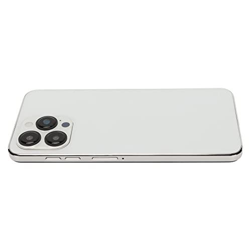 LANTRO JS White 6.2in Smart Phone with 6GB RAM, 128GB Storage, 7000mAh Battery, 8MP/16MP Cameras, MT6889 Ten Core Processor, Android 11.0, EU 100-240V Compatible