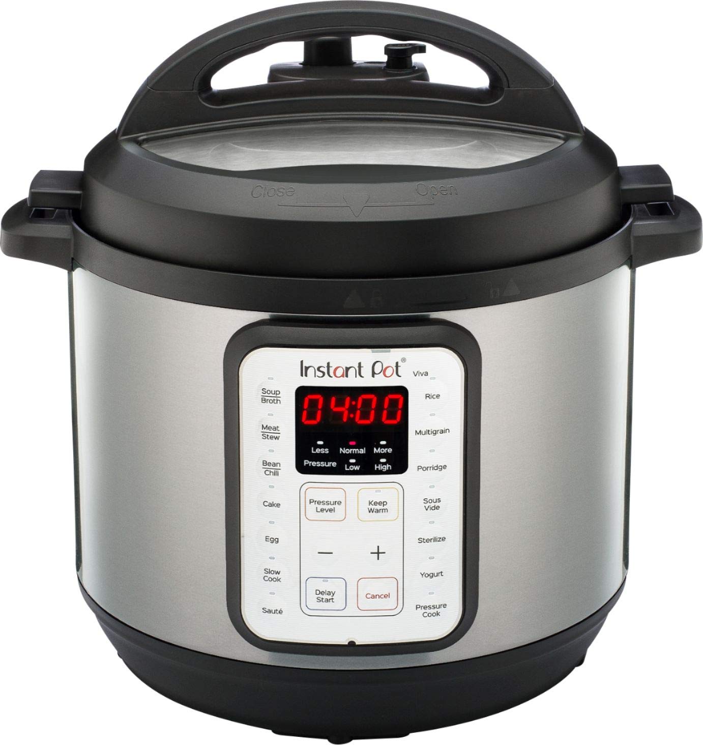 Instant Pot Viva 6Qt 9-in-1 Multi-Cooker, Silver (Renewed)