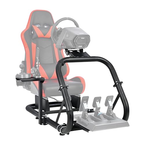 Marada Racing Sim Cockpit Stand 50mm Large Round Tube Fit for Logitech G27 G923 G920,Fanatec,Thrustmaster, Racing Simulator Cockpit, Seat,Streering Wheel,Pedal,Handbrake Not Included