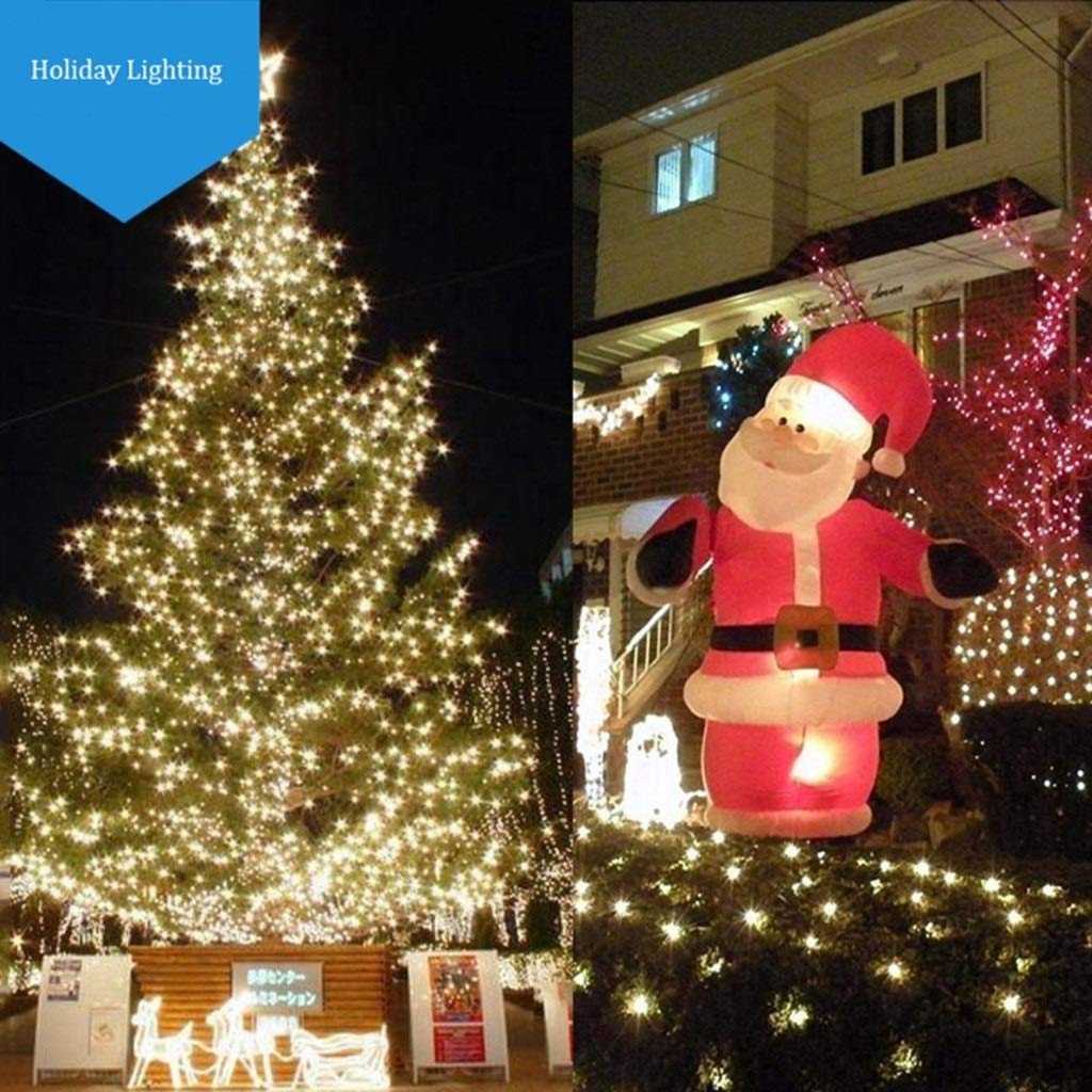 LIUPENGWEI LED String Lights, 1 - 5m 10 - 50 LED Halloween Christmas Curtain Lights, Waterproof 8 Modes Battery Powered Fairy Lights For Home, Garden, Holiday, Patry, Patio, Wedding Decorations Ghost