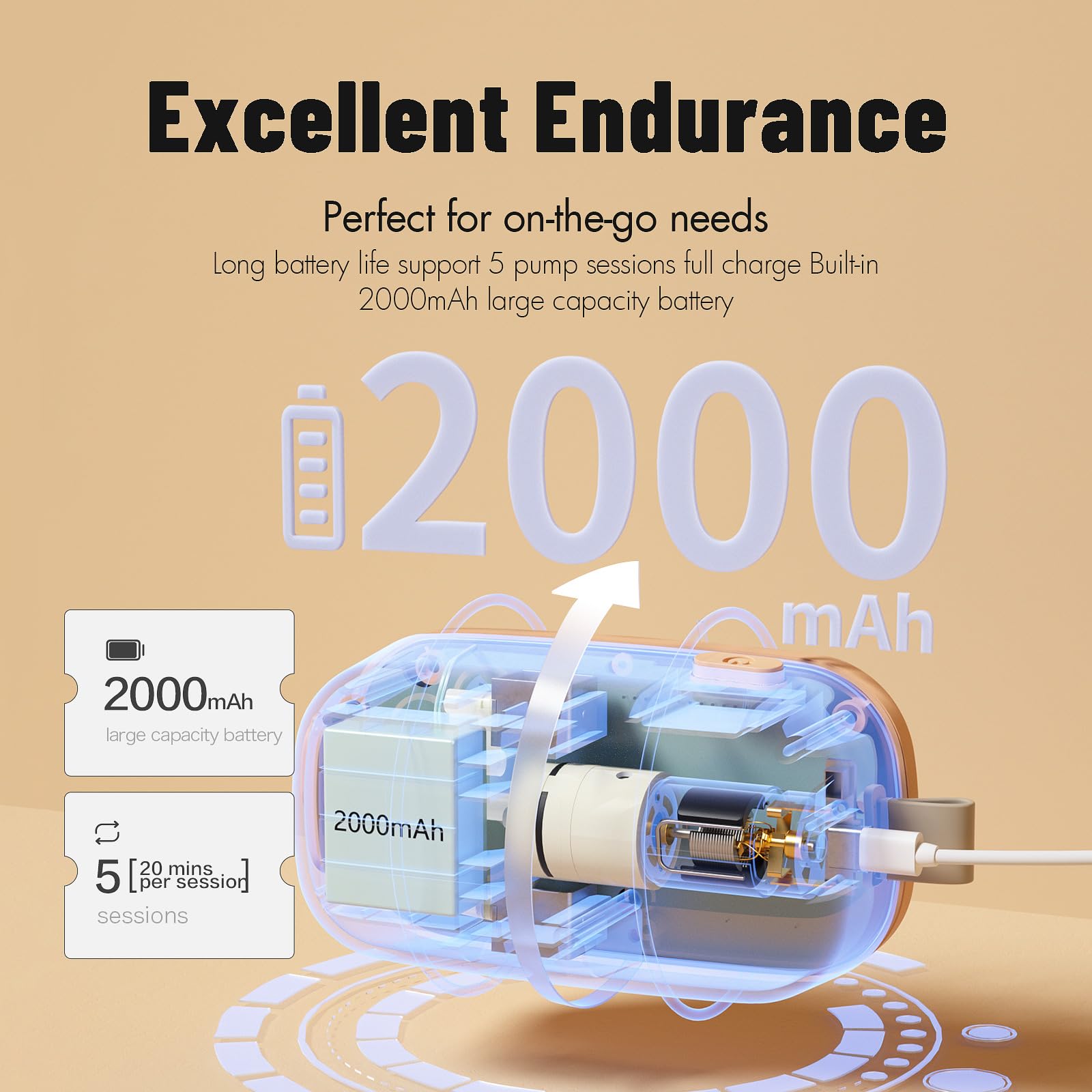 Phanpy Double Electric Breast Pump E-Shine, Anti-Backflow Design, Smart LED Display with Various Emojis and Memory Function, Low Noise, 4 Modes 8 Levels, 20/24/28 mm Flange