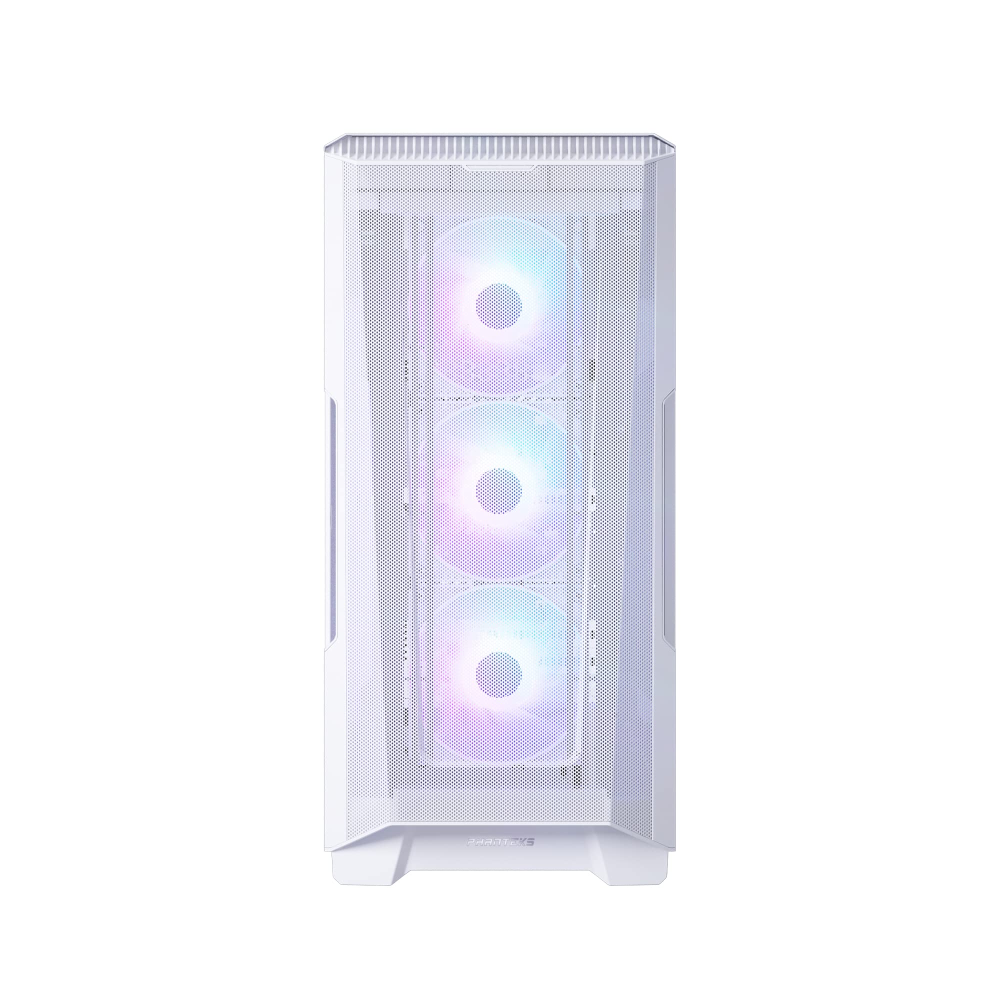 Phanteks (PH-EC500ATG_DMW01) Eclipse P500A high Airflow Full-Metal mesh Design, ATX Mid-Tower, Digital-RGB Lighting, 140mm D-RGB case Fans, Tempered Glass, Dual System Capable, Matte White