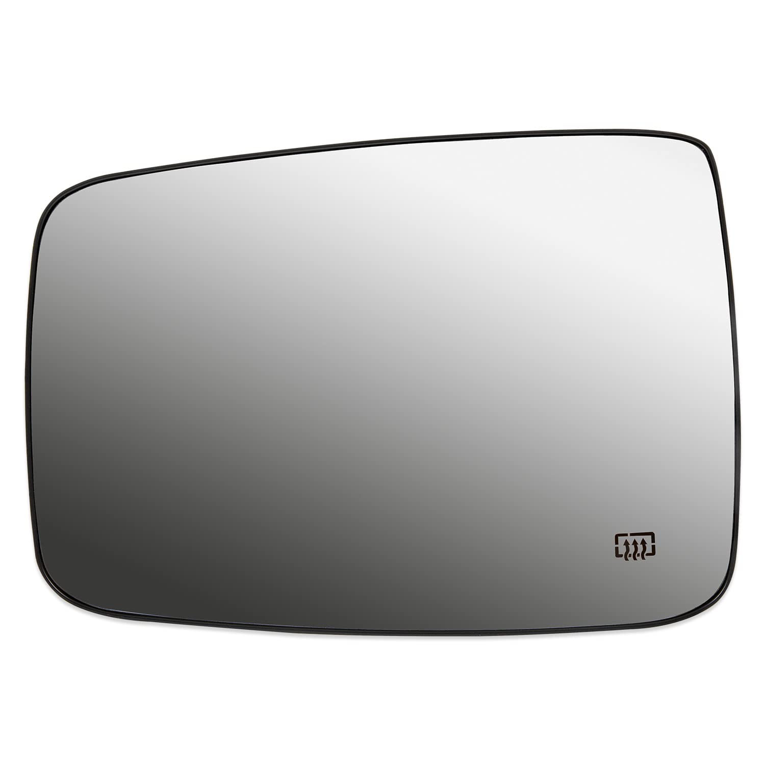 Left Driver Side Heated Mirror Glass Compatible with Dodge Ram 1500 2500 2009 2010 2011 2012 2013 2014 2015 2016 2017 2018 Side Mirror glass with Rear Holder Replace 68050298AA 68079362AA
