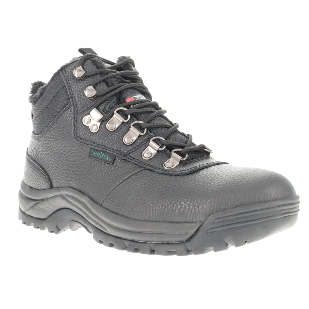 Propét Men's Cliff Walker North Waterproof Hiking Boots, Black, 8.5 Wide US
