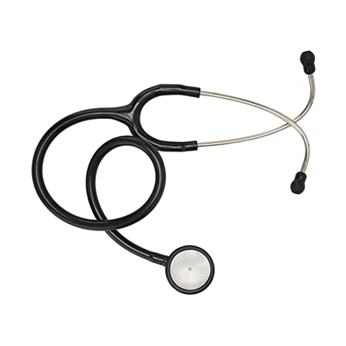 Stethoscope, Double Head Stainless Steel Teaching Stethoscope Soft Ear Plugs for Nurses for Hospital