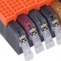 Large Capacity Printer Cartridge with Ink ABS Printer for for School, Trading Firms, Office Building (BK BK C M Y GY 6 Colors)