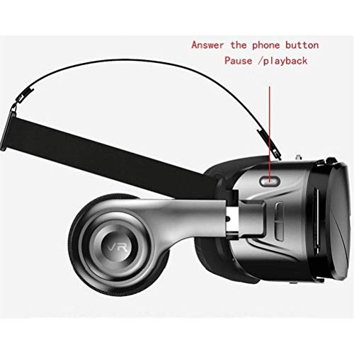 LBWT 3D VR Glasses, Smart VR Headset Audiovisual Integration Head-Mounted Virtual Reality Headset for TV/Movies/Video Games