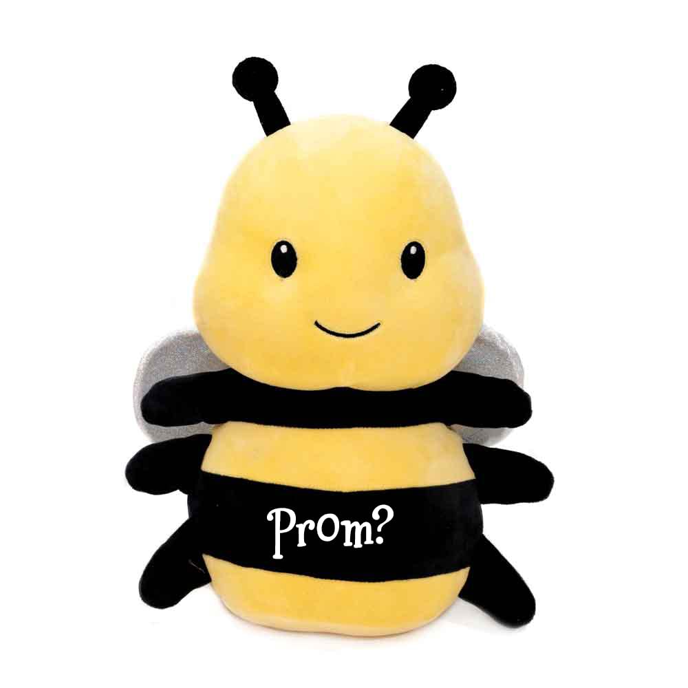 Personalized Valentines Day Gift Plush Stuffed Animal Toys (Personalized Honey Bee)