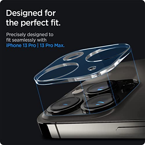 Spigen Camera Lens Screen Protector [GlasTR Optik] Designed for iPhone 13 Pro Max (2021) / iPhone 13 Pro (2021) - Clear [2 Pack]…