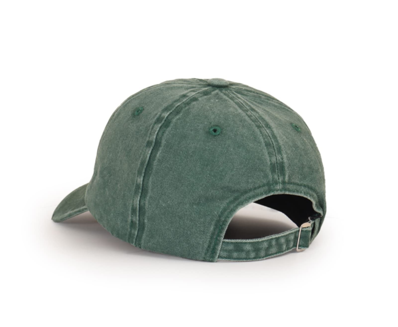 Los Angeless Baseball Cap Cotton Adjustable Low Profile Strapback Washed Vintage Distressed Denim Sun Dad Hat for Men Women Green