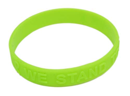Lymphoma Awareness Embossed Silicone Bracelet