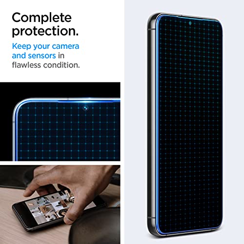 Spigen Tempered Glass Screen Protector [Glas.tR EZ Fit] designed for Galaxy S23 Plus (2023) [Case Friendly] - 2 Pack