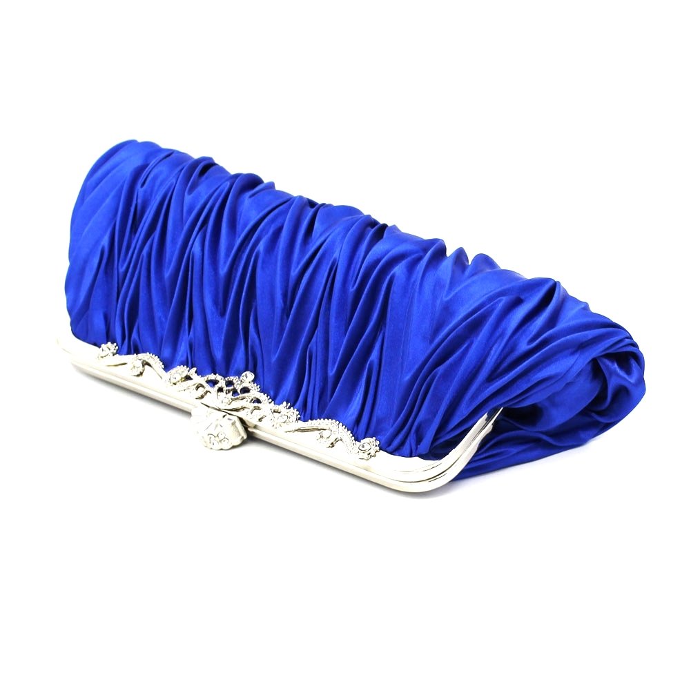 kingluck Silk Cocktail Evening Handbags/Clutches in Gorgeous Silk More Colors Availabl (purple)