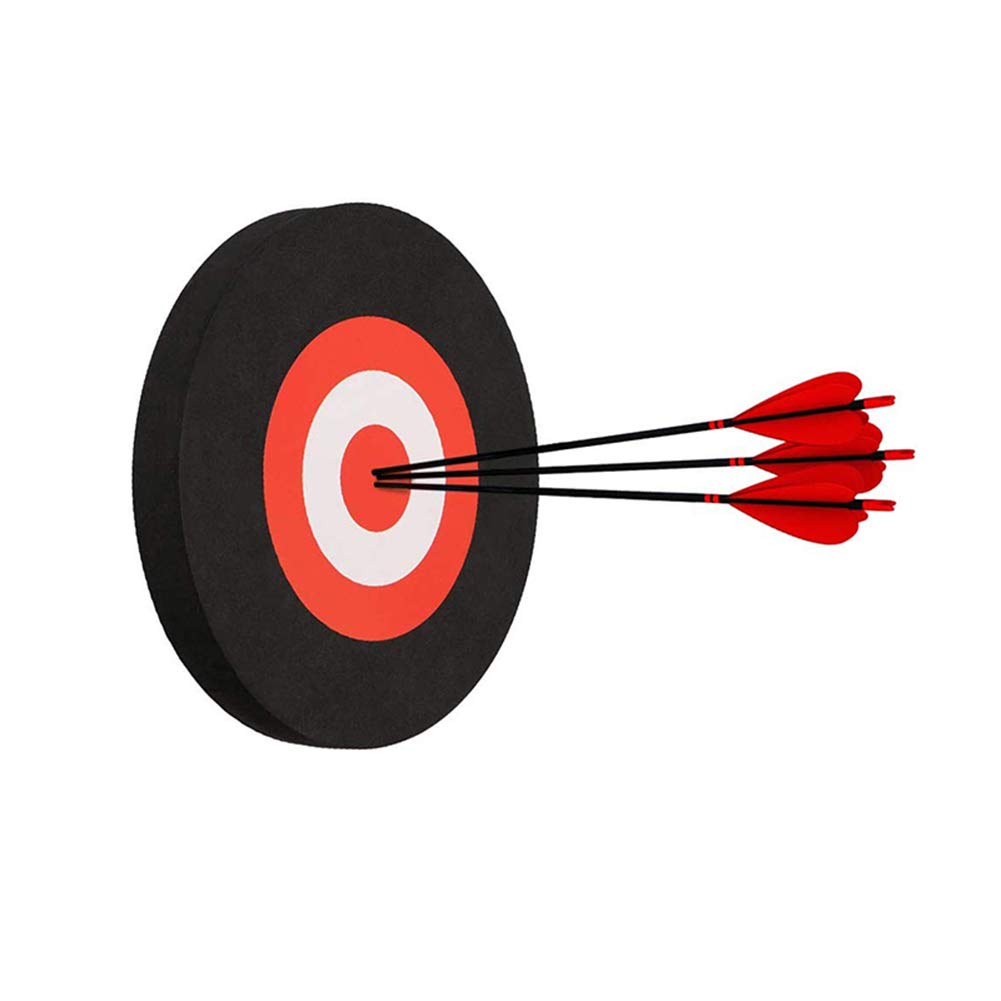 NZXVSE EVA Foam Arrow Target, Round Lightweight Archery Target, Healing Bow Moving Hunting Shooting Practice Target, Compound Bow Archery Targets Black