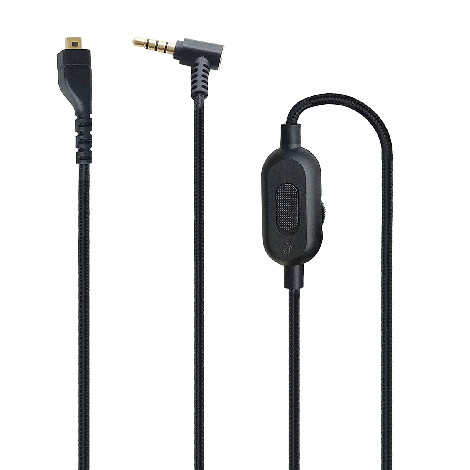 Meijunter Replacement Inline Mute Cable Compatible with SteelSeries Arctis 3/Arctis 5/Arctis 7/Arctis Pro Gaming Headset - Remote Volume Control Cord