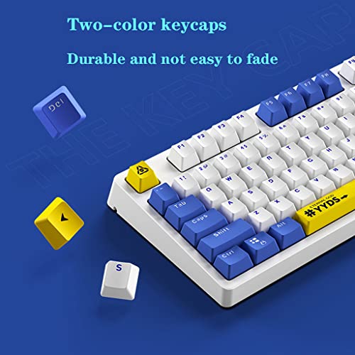 Qingchen Mechanical Gaming Keyboard,108-key Full Key Without Conflict,USB Wired with Full Key Programmable,for PC,Laptop,Mac.