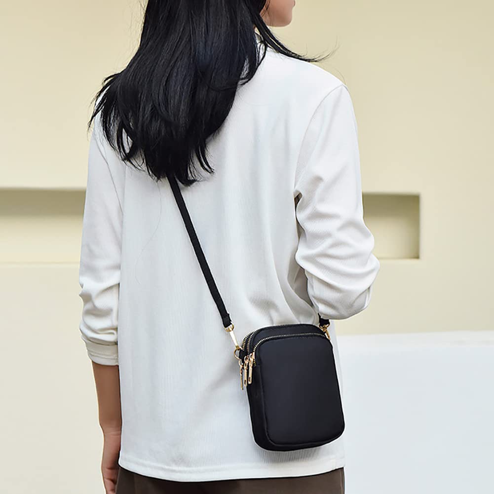 Small Crossbody Wallet Mini Crossbody Purse Cell Phone Shoulder Bag Over Shoulder Wallet Cross Body Purse Messenger Handbag with Strap