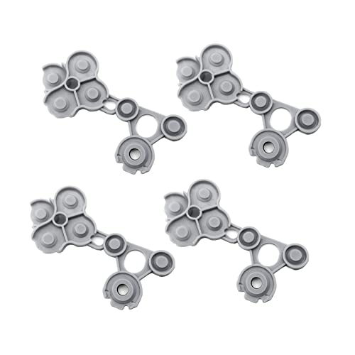 New for XboxOne Controller Rubber Button Contact Pad Pack 4 Replacement, Compatible with for Xbox One Wireless Controllers, Conductive Key Button Mat Pads Repair Spare Parts Accessories