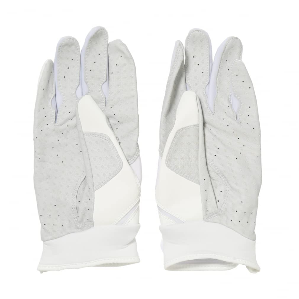 Marucci 2021 PITTARDS Reserve Adult Batting Gloves, White, Adult XX-Large