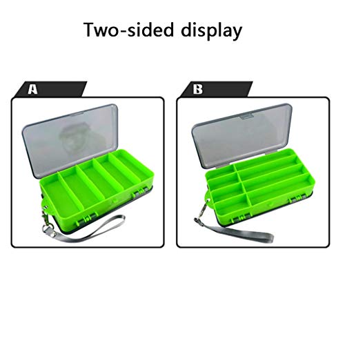 Multifunction Tackle Storage Box Small and Convenient Fish Hook Box Parts Box Storage Box Special Tool Box Plastic Bait Bait Box Fishing Gear Accessories Bait Box Excellent waterproof performance