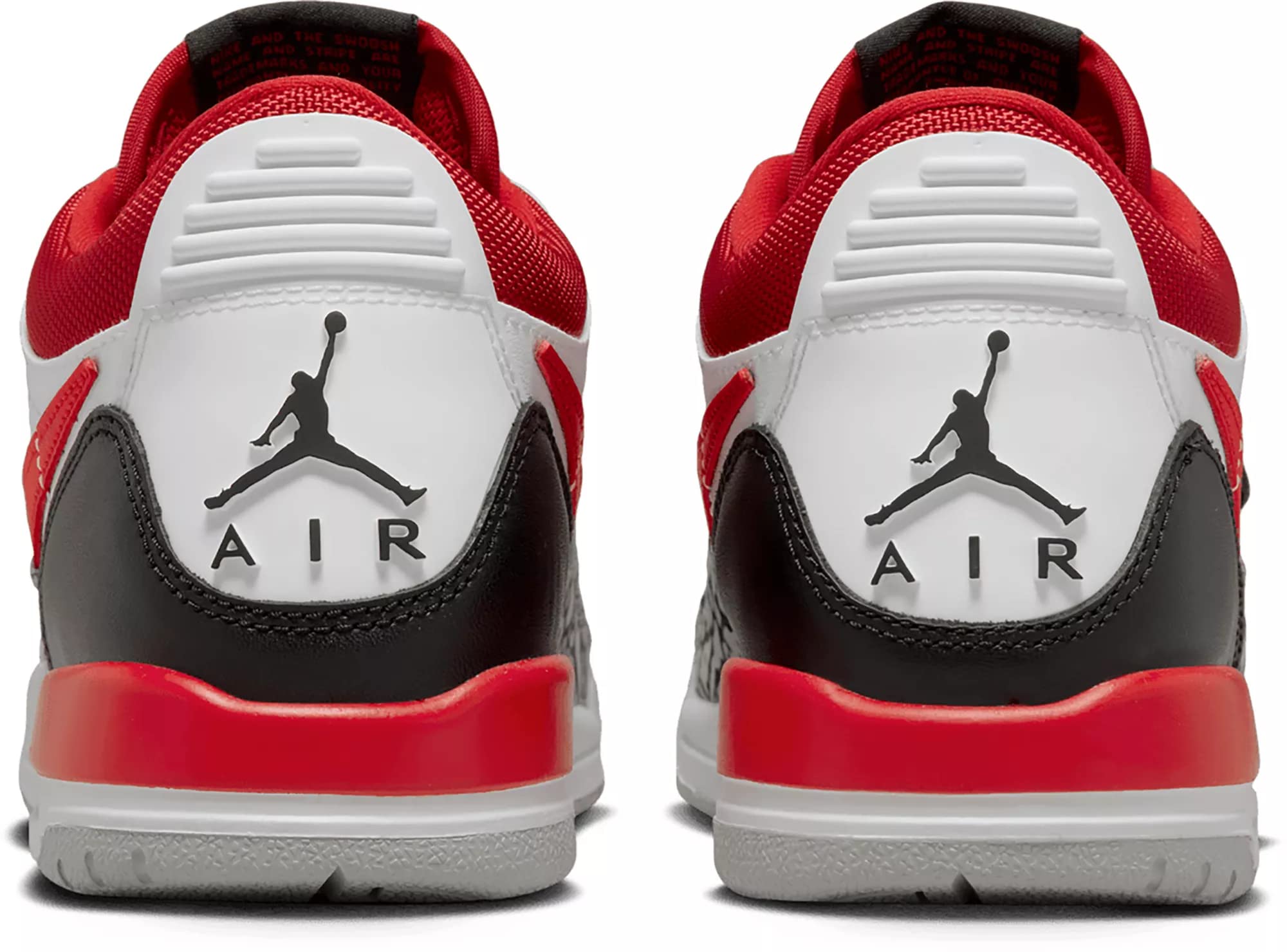 Jordan Big Kid's Air Legacy 312 Low White/Fire Red-Wolf Grey (CD9054 160) - 5