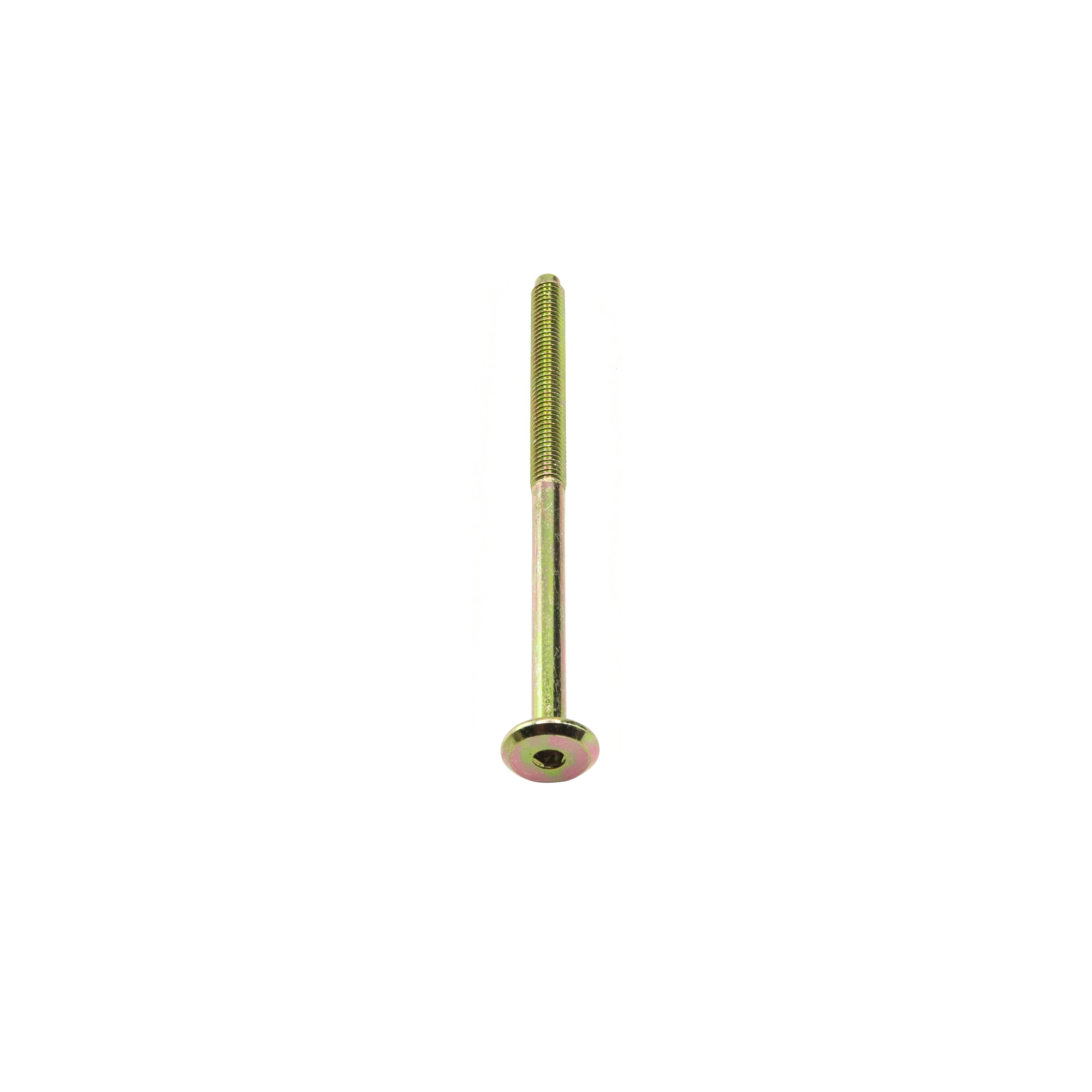 M6 Threaded Half Moon Mini Luna Washers with 100mm Furniture Connecting Bolts for Bunk Beds Cots - Set of 16
