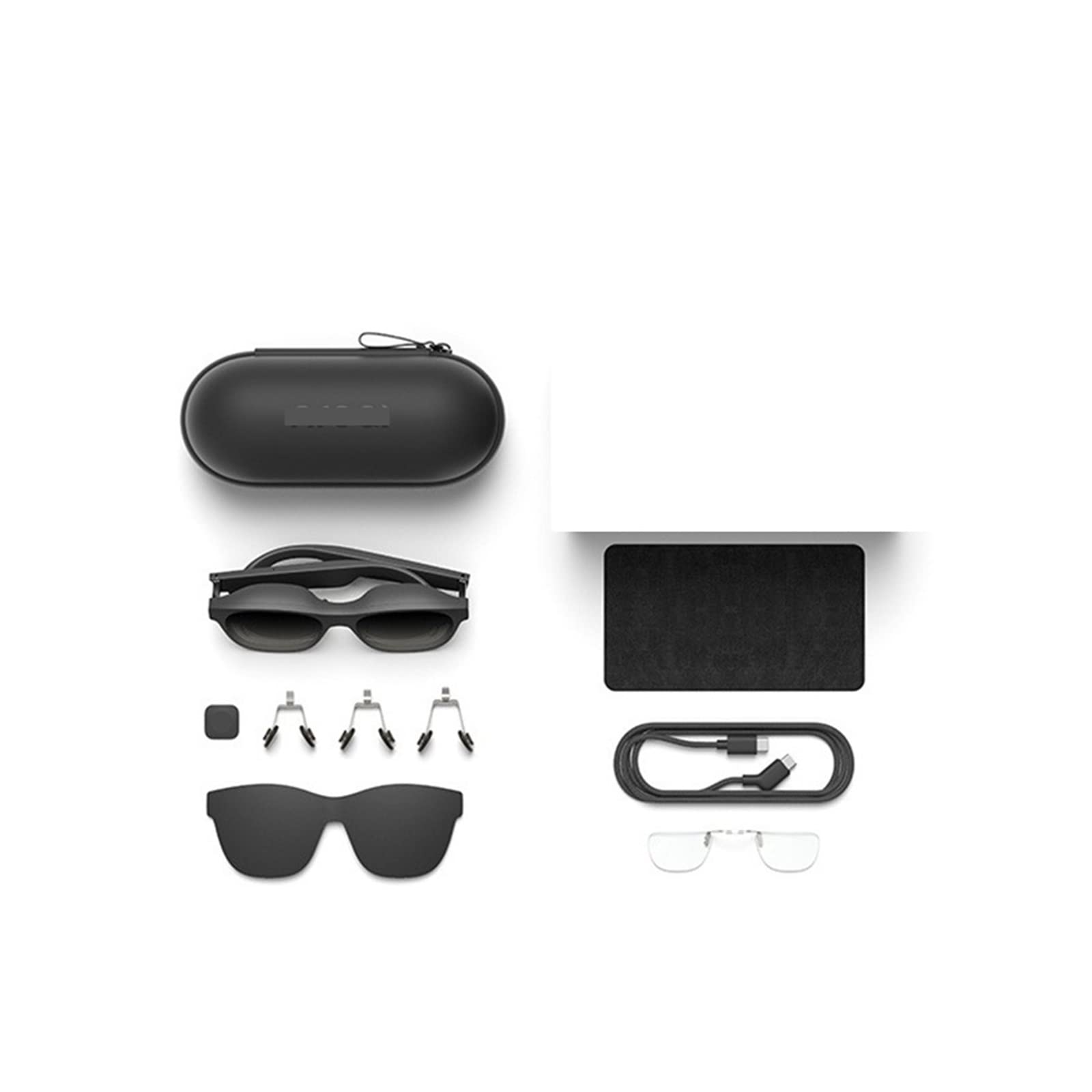 New Smart AR Glasses Portable HD Private Giant Screen 4K+ Display Viewing Mobile Computer 3D HD Private Cinema (Size : Nreal for Andriod)