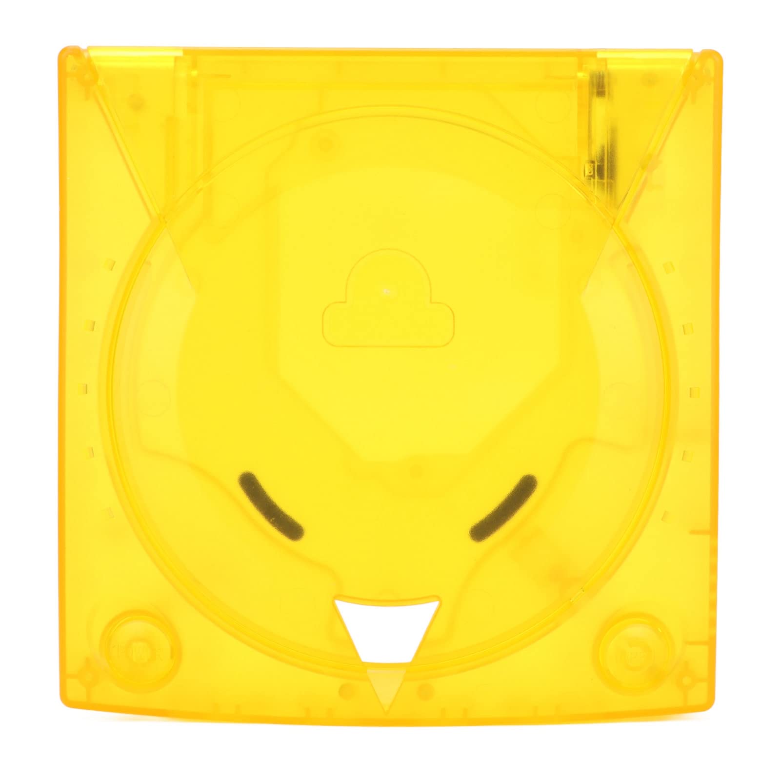 Plastic Housing Shell, Shock Absorbing Translucent Replacement Protective Case Detachable Retro Scratch Resistant Game Console Box for for DC