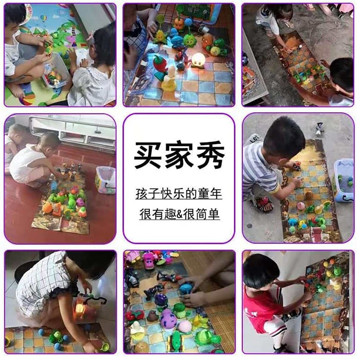 Plant Toy and Zombie Toy,Action Figures,Plant Shooting Zombie Toy,The Battle Between Plants and Zombies,Storage Box,Combat Map,Children's Toy