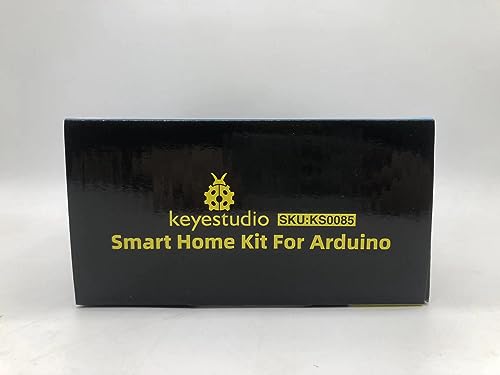 KEYESTUDIO Smart Home Starter Kit for Arduino for Uno R3, Electronics Home Automation Coding Kit, Wooden House DIY Sensor Kit STEM Set for Adults Teens 15+
