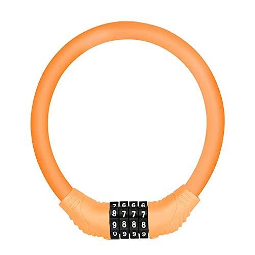 MengK Bike Portable Lock 4 Digit Cable Lock Pocket Size Bicycle Lock Security Lock Bike Anti-Theft Code Lock for Bike Electric Scooter